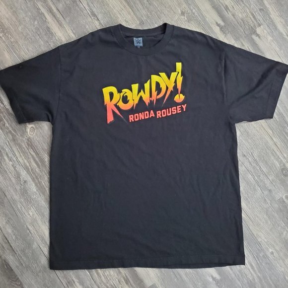 Shirts | Wwe Rowdy Ronda Rousey Wrestling Ufc Roddy Piper Black Tee ...